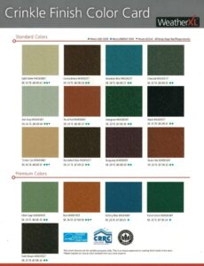 Crinkle Finish – Cashtown Metals